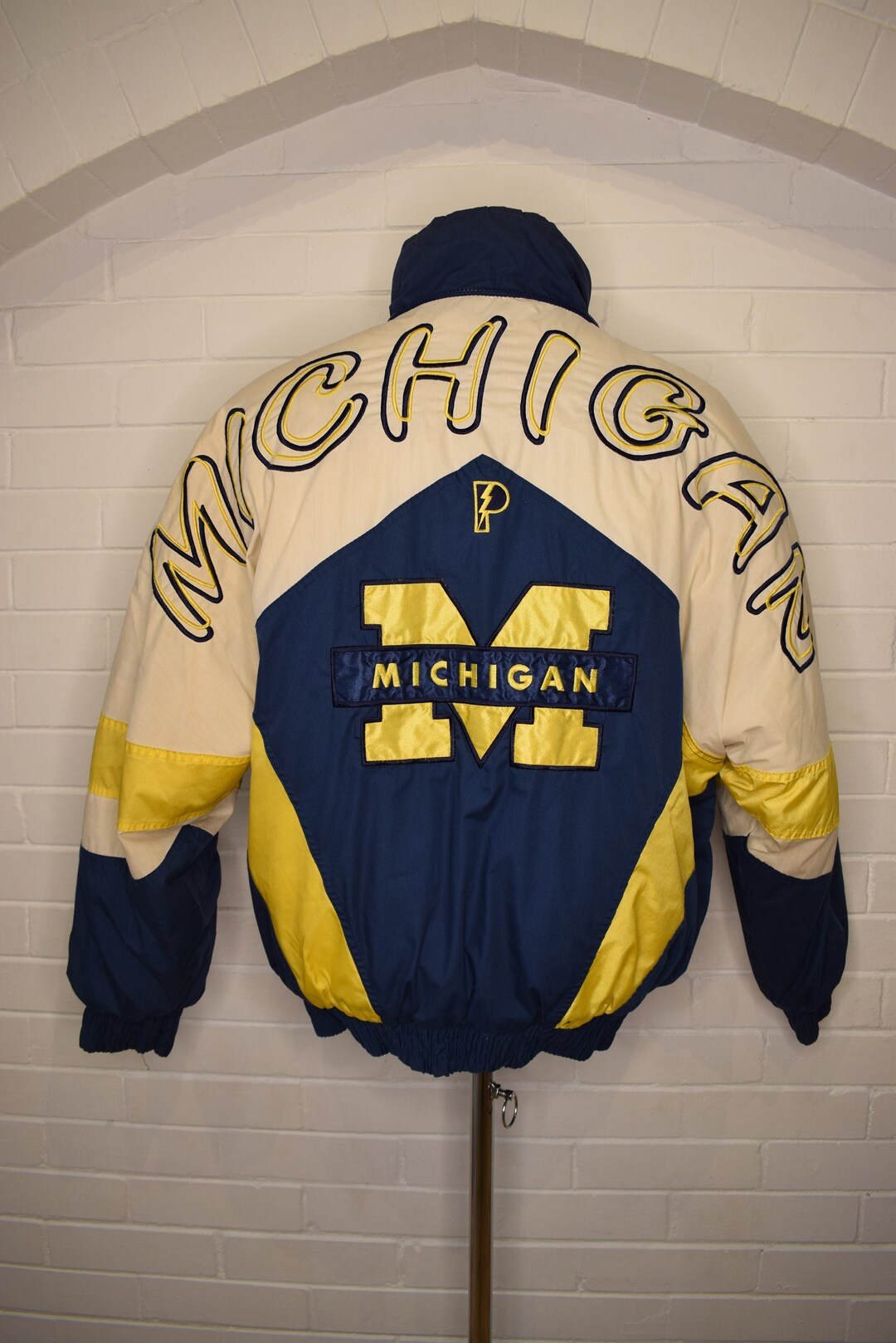 Vintage Michigan Pro Player NCAA Puffer Jacket 90's Large Wolverines - Etsy