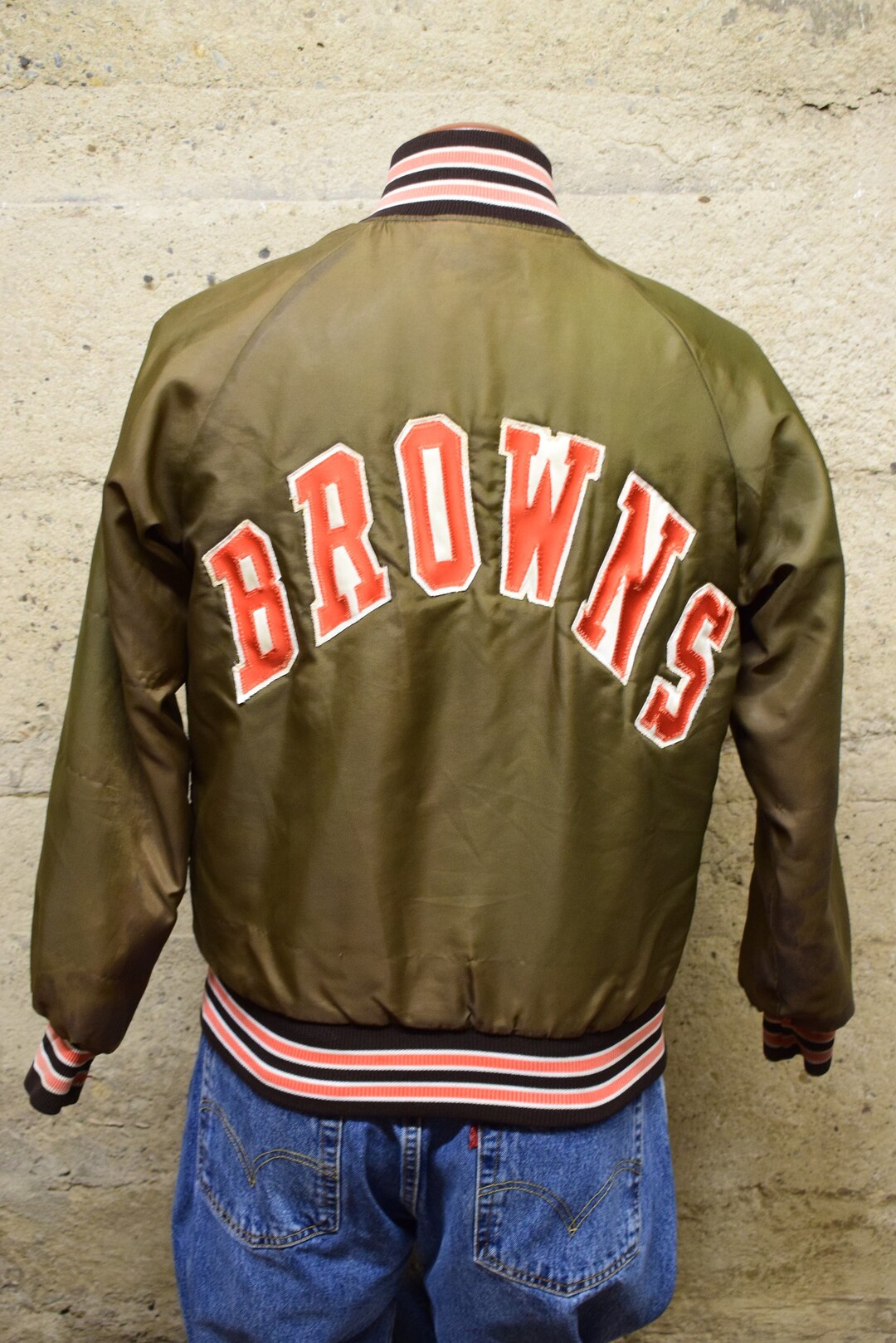 Vintage Butwin the Jacket of Champions Satin Cleveland Browns - Etsy
