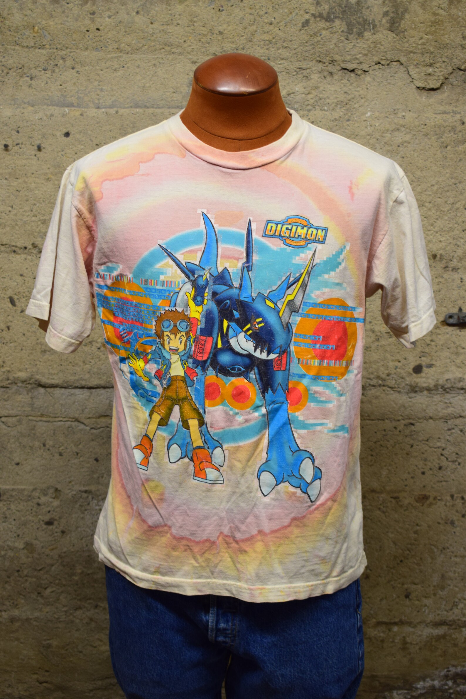 Vintage Digimon Digital Monster 2000 Tie Dye T Shirt - Etsy