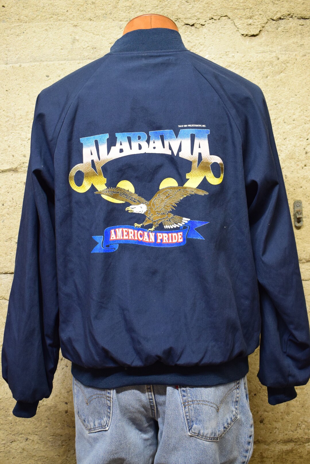Vintage Alabama American Pride 1981 Bomberjacke Large - Etsy Österreich
