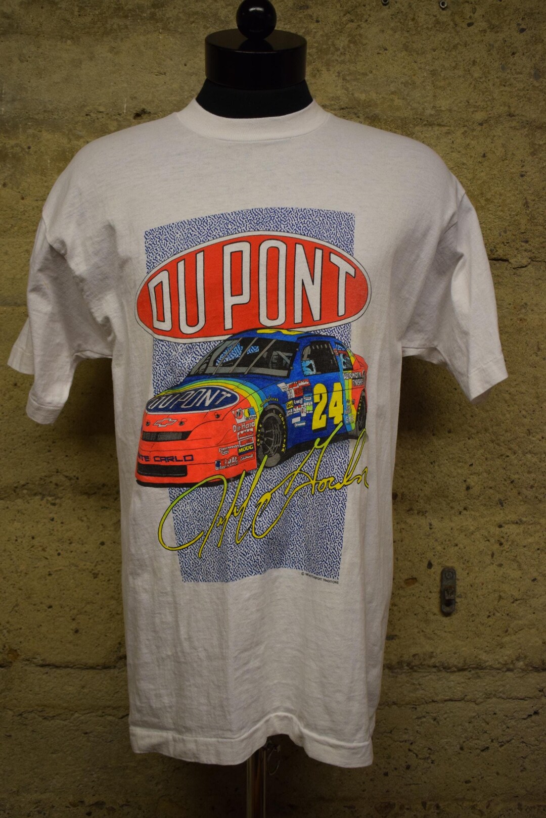 Vintage 1995 Jeff Gordon Dupont NASCAR Single Stitch T-shirt 90's XL - Etsy