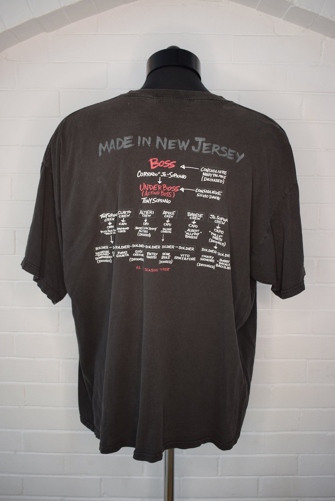 Vintage 2001 the Sopranos Season 3 Official Merchandise HBO - Etsy