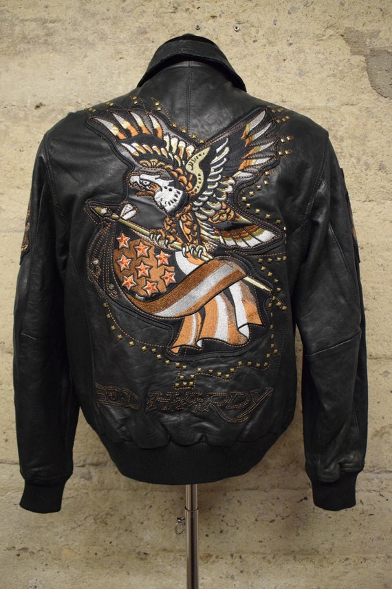 Vintage Y2K Ed Hardy Avirex Christian Audigier Patch Eagle Vintage Y2K Ed Hardy Avirex Christian Audigier Patch Eagle