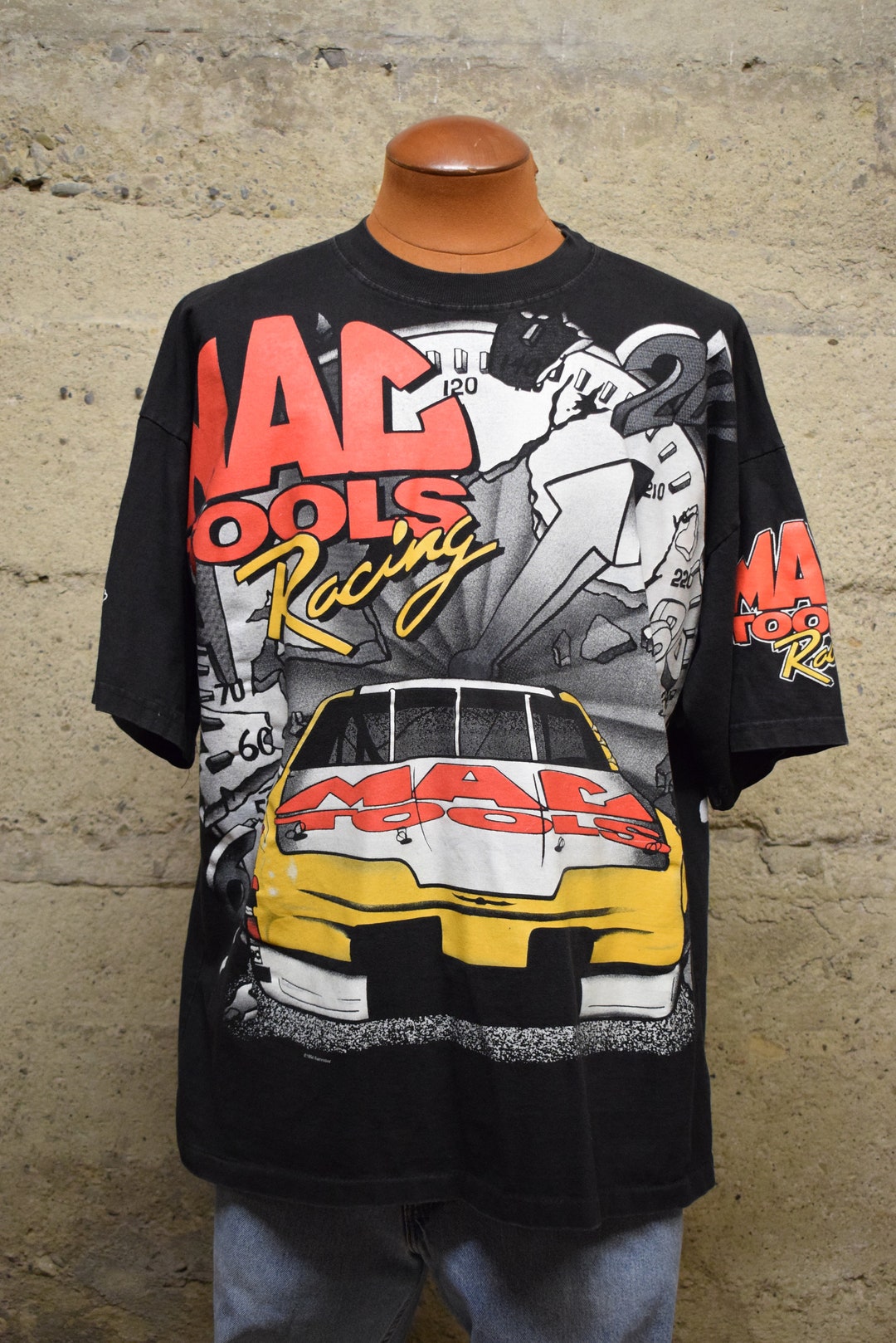 Vintage 1994 Mac Tools Racing NASCAR Swingster All Over Print - Etsy