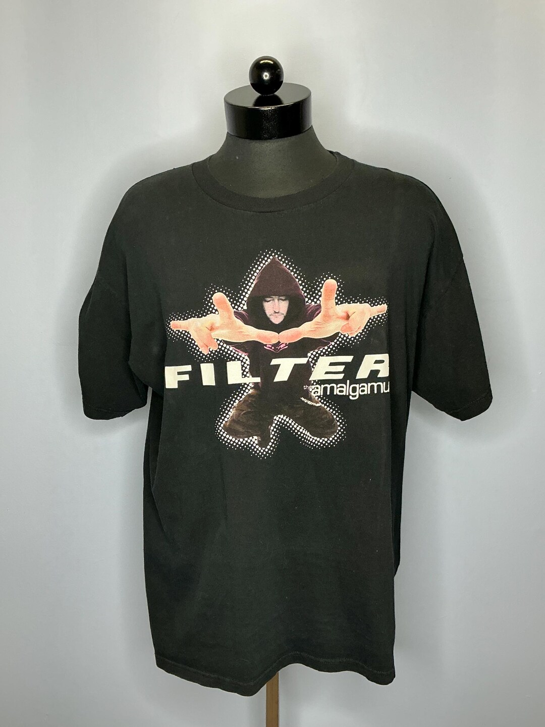 Vintage Filter the Amalgamut 2001 Tour Industrial Rock Band T-shirt Y2K ...