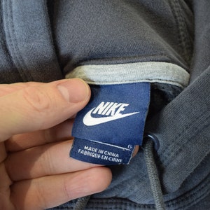 Vintage Nike Blue Tag Reflective Logo Hoodie Sweatshirt 90's Large - Etsy
