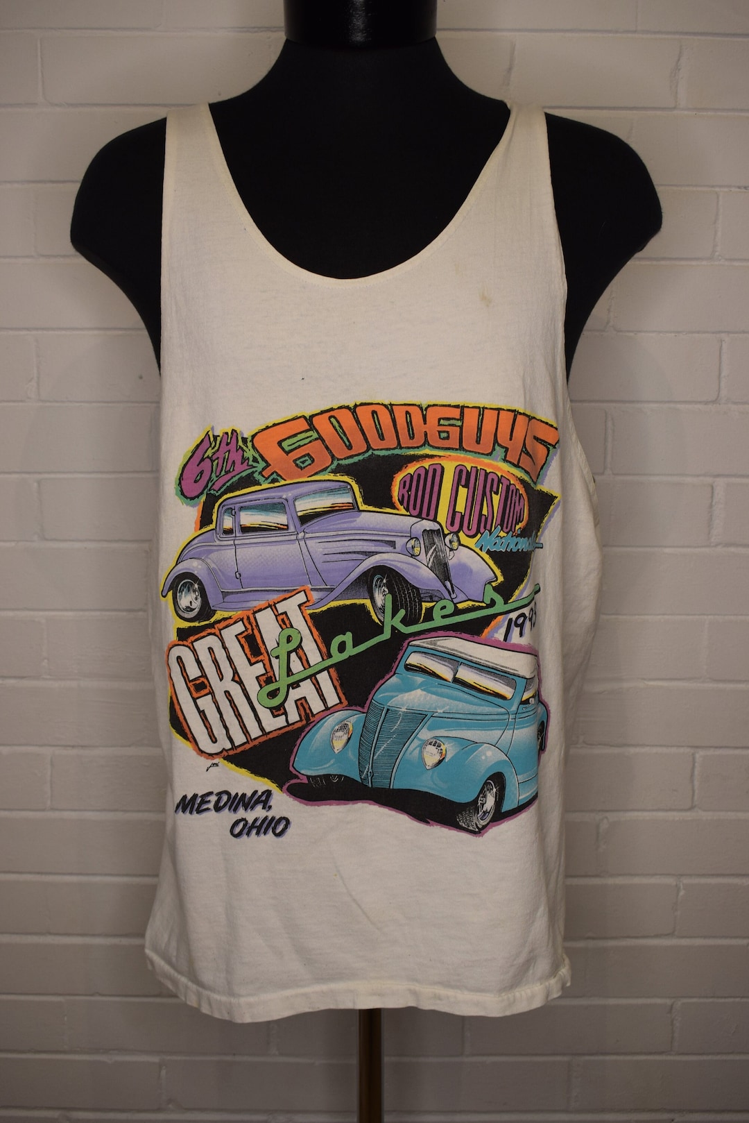 Vintage 1993 Good Guys Rod and Custom Motorsports Tank Top 90's XL - Etsy