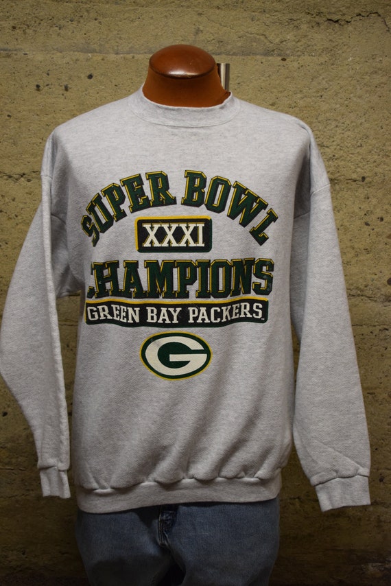 Vintage Green Bay Packers Logo 7 Super Bowl Champion… - Gem