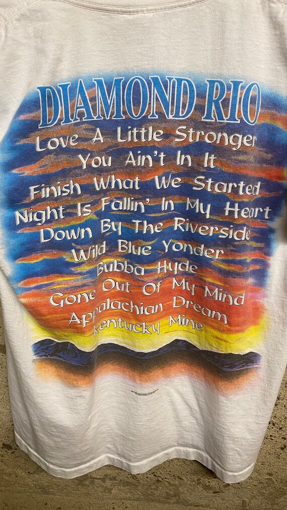 Vintage 1994 Diamond Rio Tour Single Stitch T-Shirt 9… - Gem