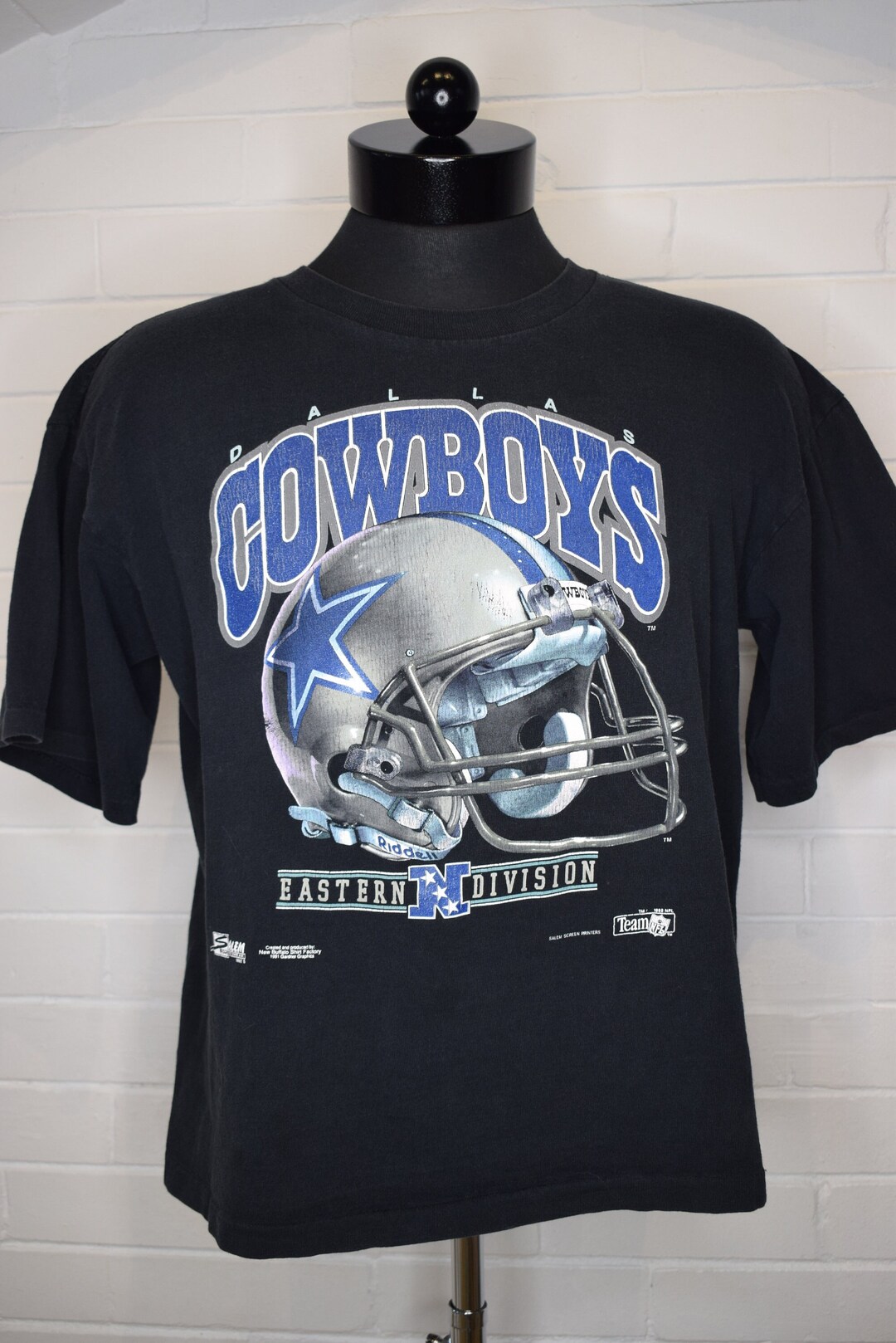 Vintage 1992 Dallas Cowboys Salem NFL Football T-shirt 90's Salem - Etsy