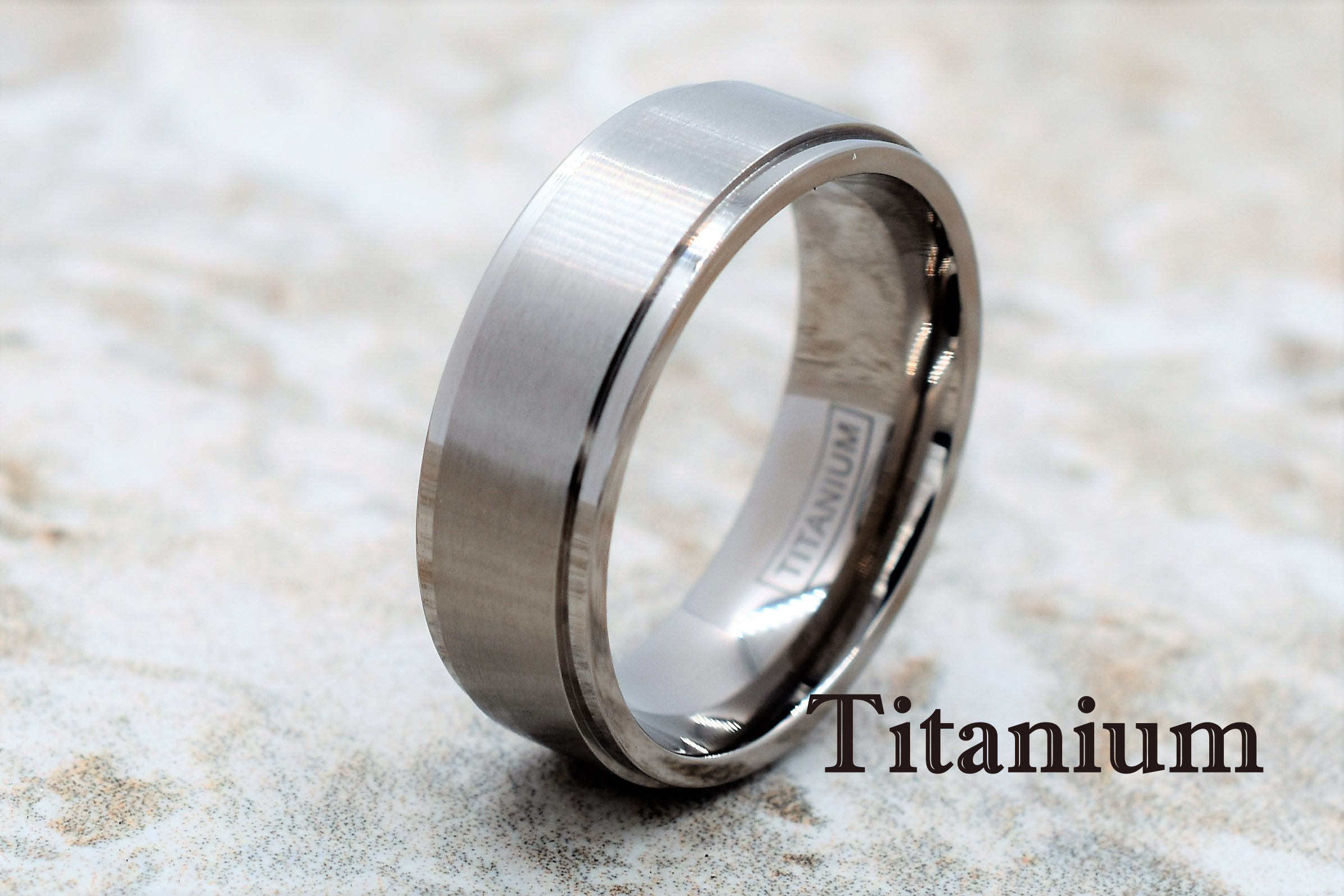 Titanium Ring Titanium Band Titanium Wedding Band Men's - Etsy