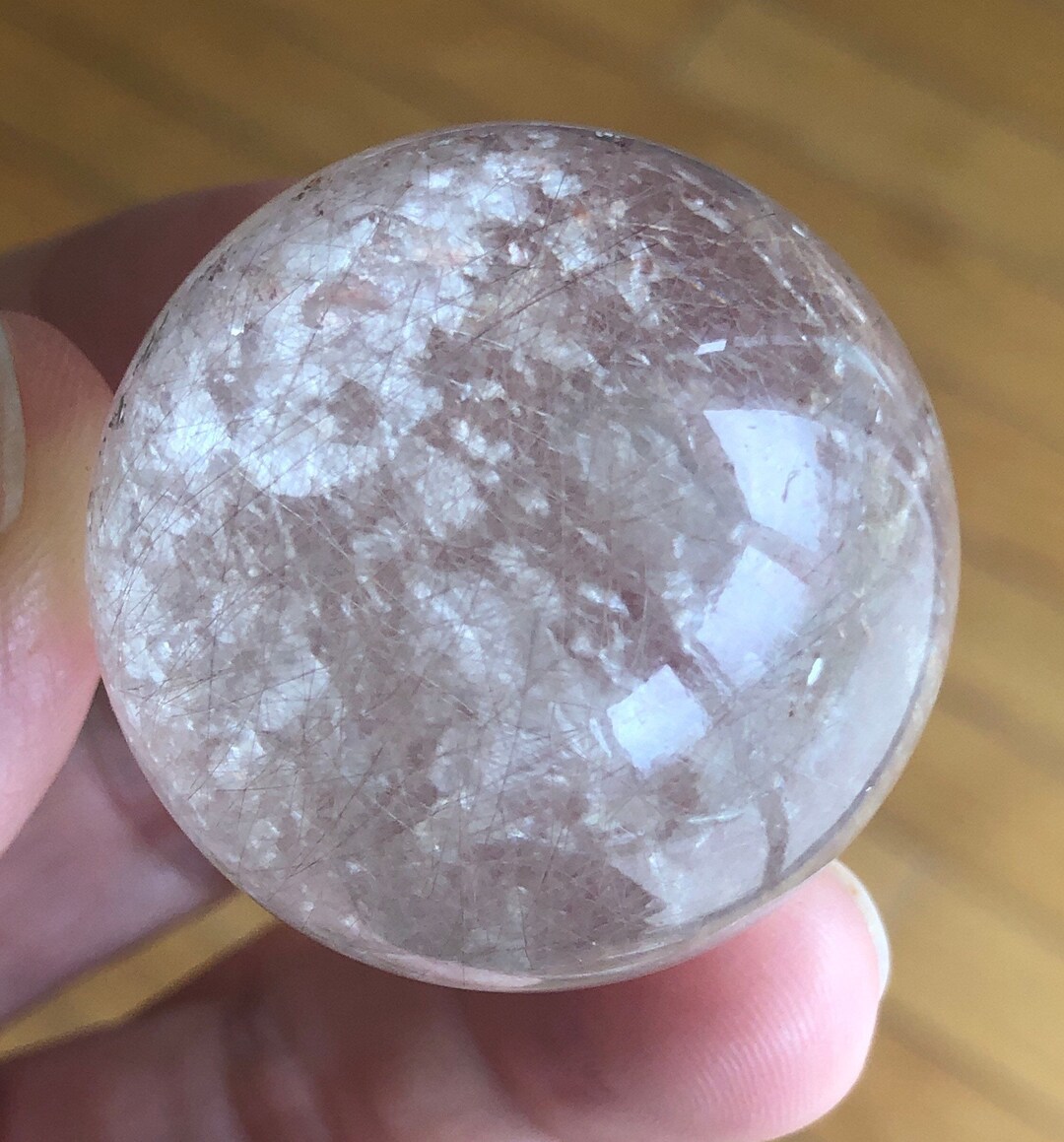 39.6 Mm Rutilated Quartz Ball Item 2835 - Etsy