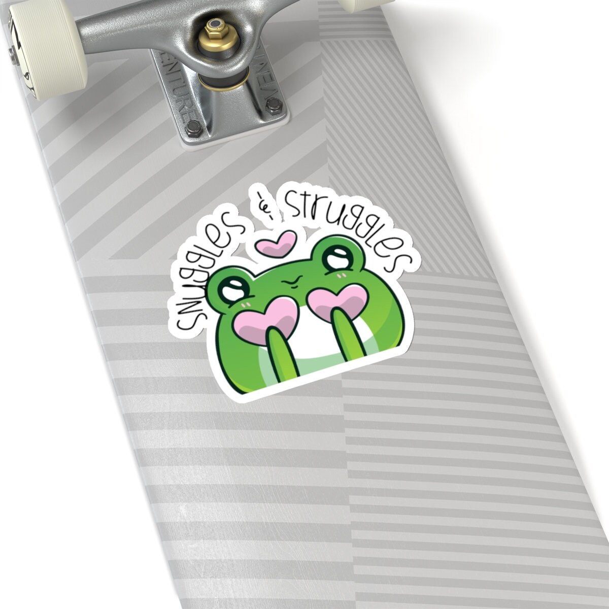 Snuggles & Struggles Sticker, Mental Health Stickers, Frog Stickers ...
