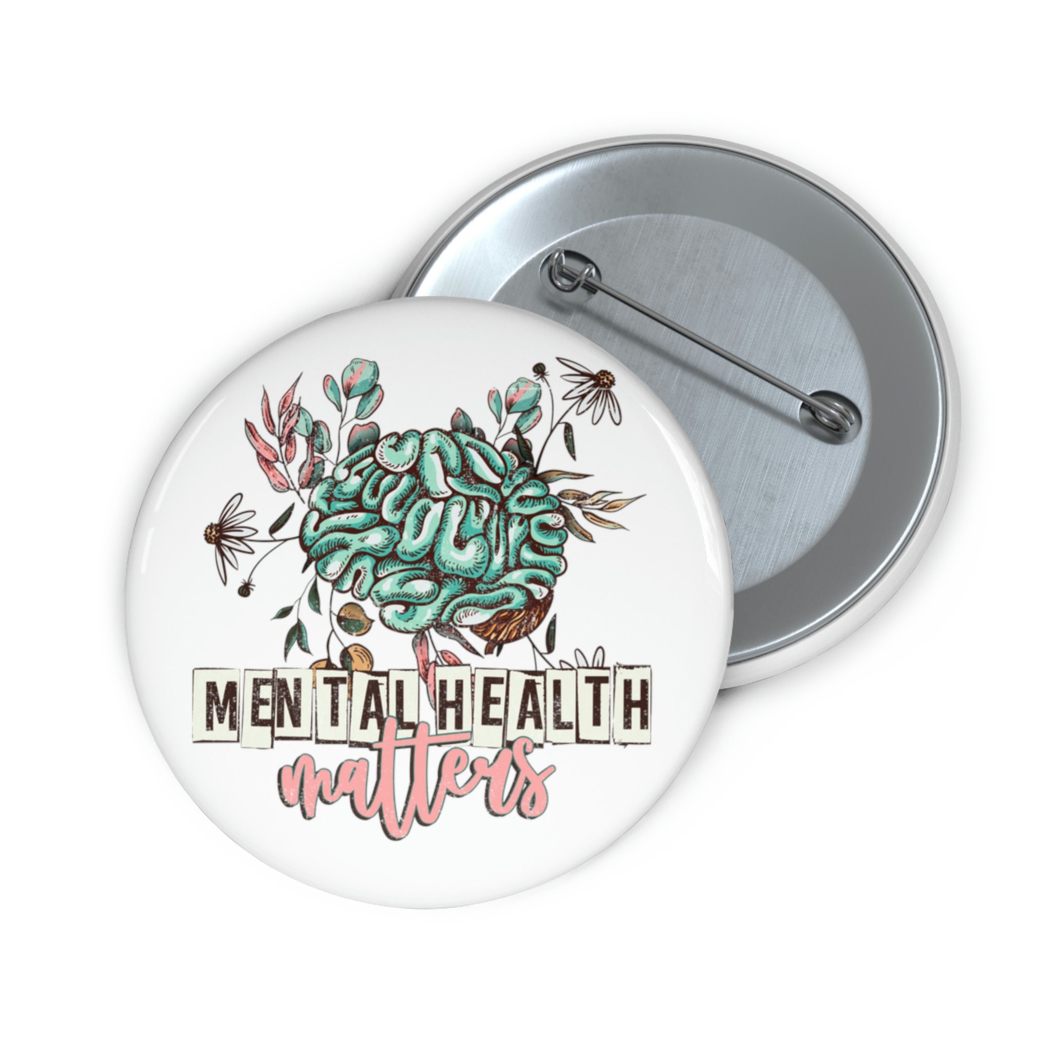 Mental Health Matters Pin, Mental Health Pins, ADHD Pins, Autism Pin ...