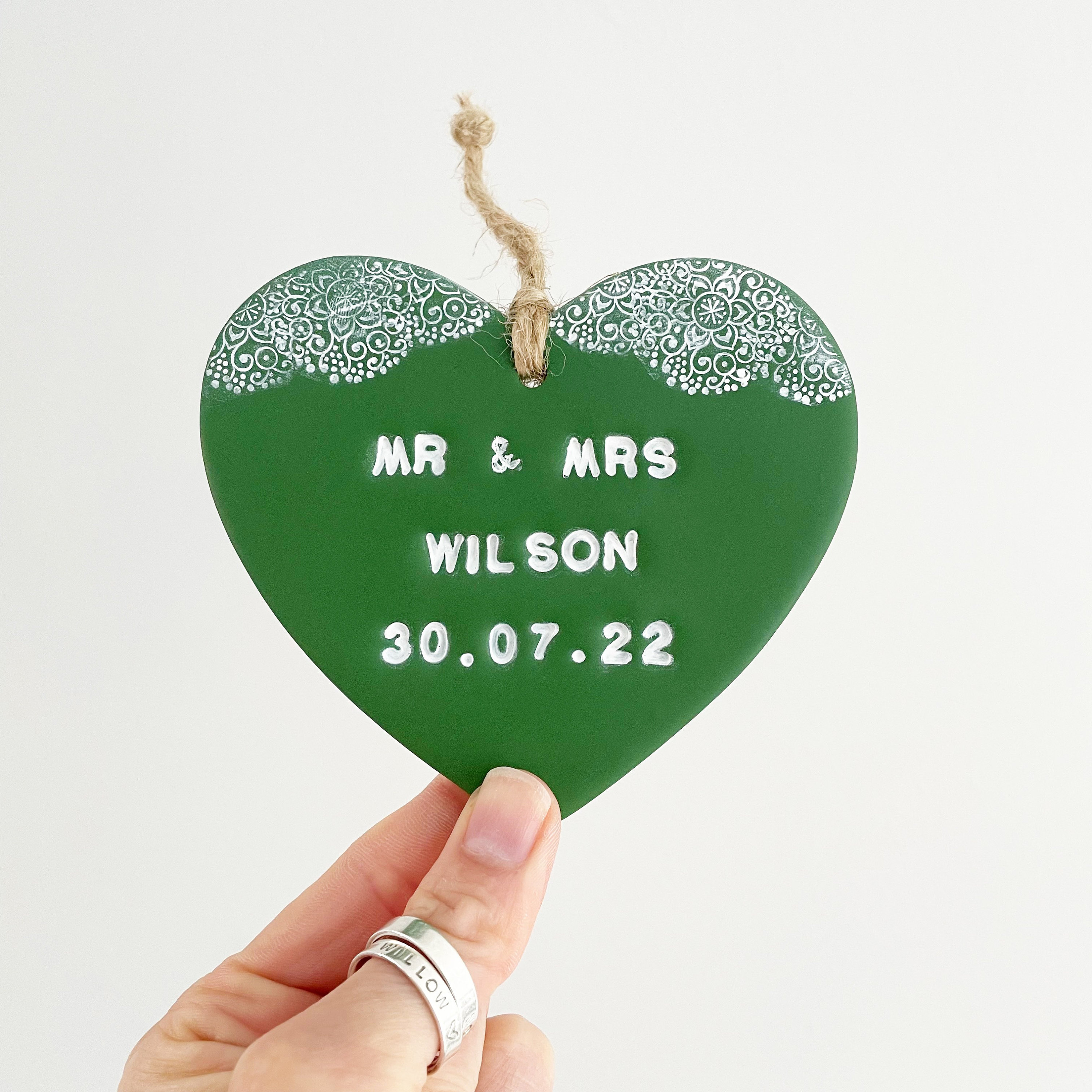 Personalised Framed Engagement Heart Couple Gift Engagement - Etsy UK