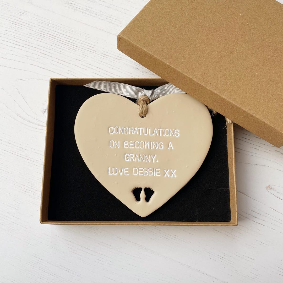 Personalised Congratulations on Becoming a Granny Gift, New Granny ...