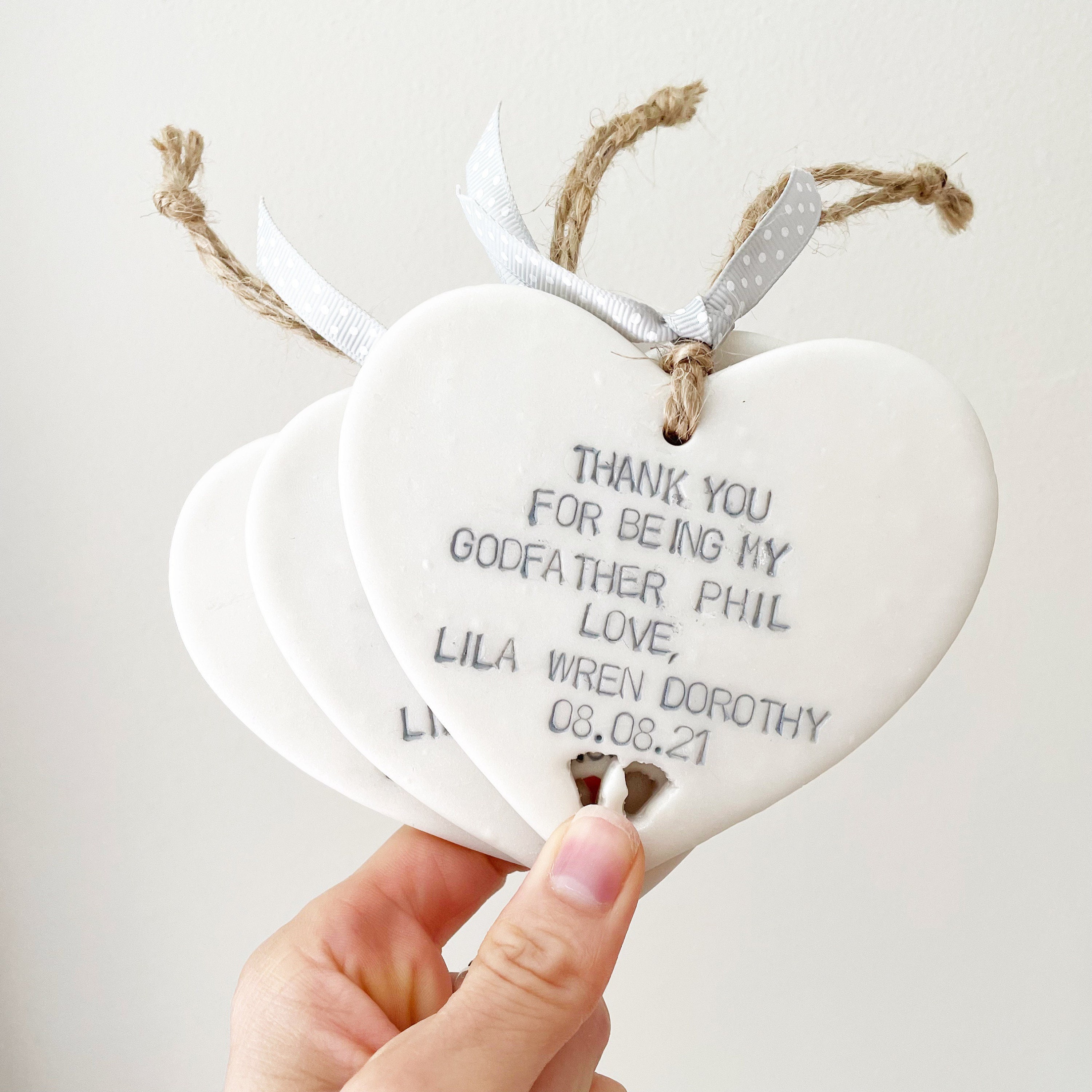 Personalised Godparent Keepsake Gift - Etsy UK