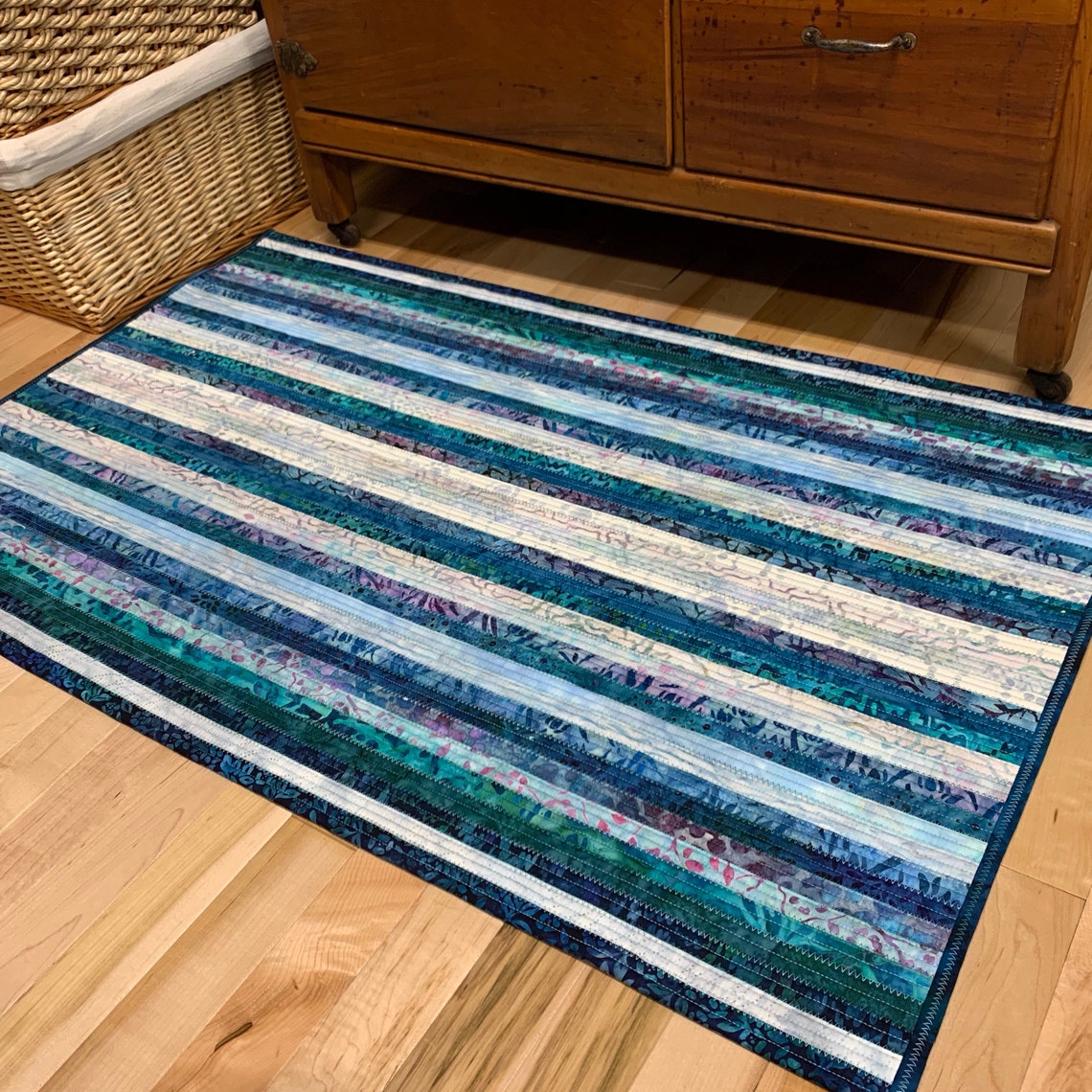 Batik Jelly-roll Rug Kit square/rectangle 1 - Etsy