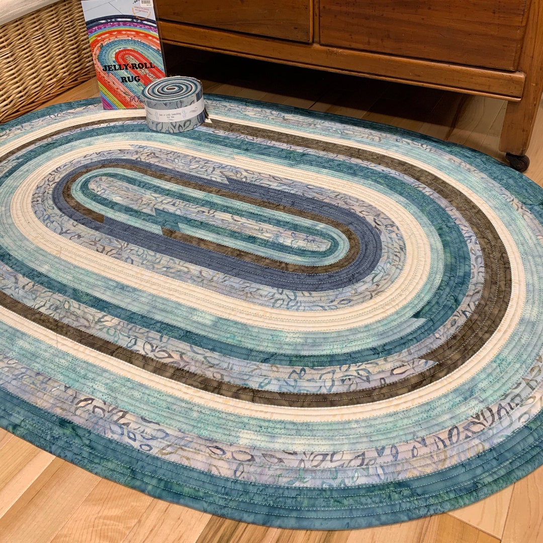 Batik Jelly-roll Rug Kit (oval #2) - Etsy