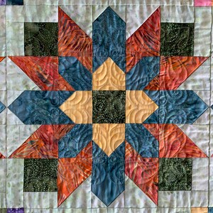 Peace on Earth Table Runner Quilt Kit - Precision Cut Batik Kit, Ready ...