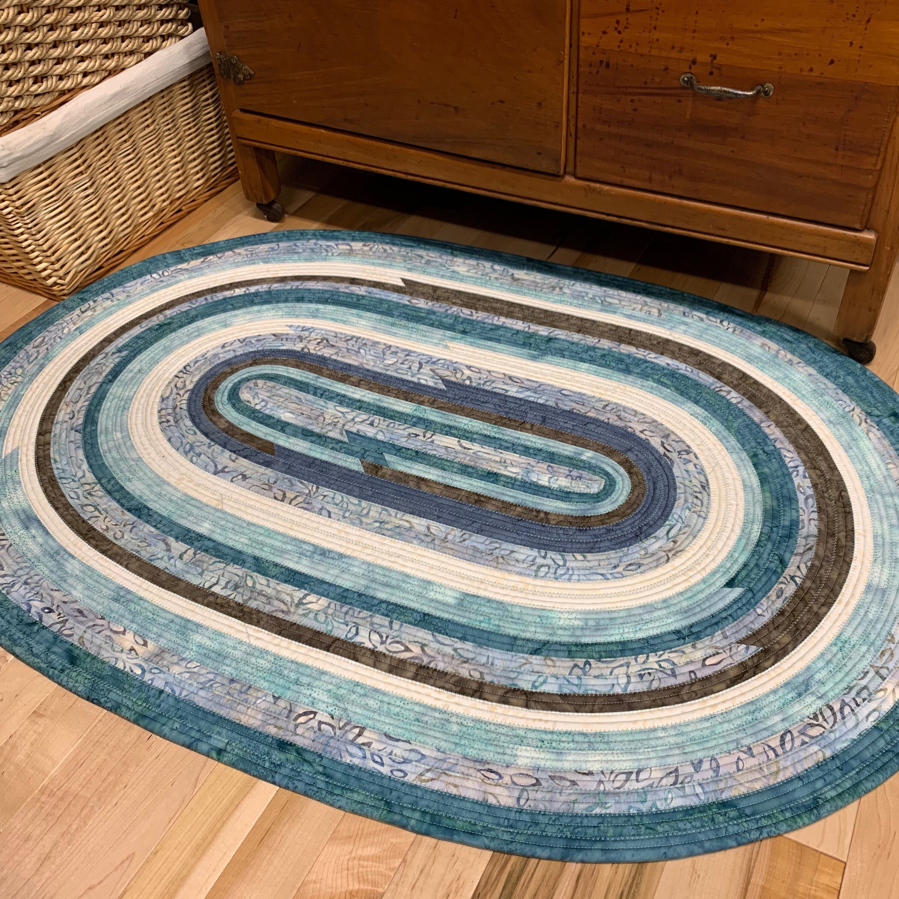 Batik Jelly-roll Rug Kit oval 2 - Etsy