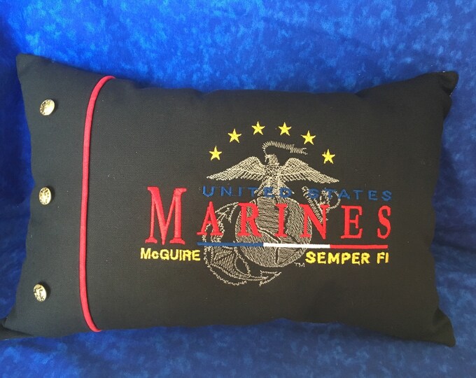 USMC Dress Blue EGA - Etsy