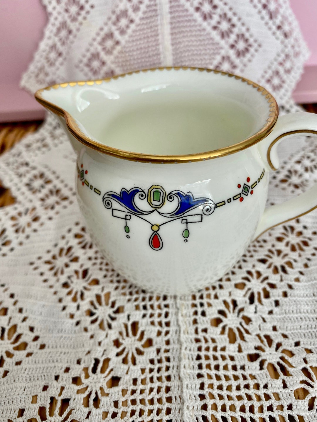 Cauldon China Art Deco Milk Jug - Etsy