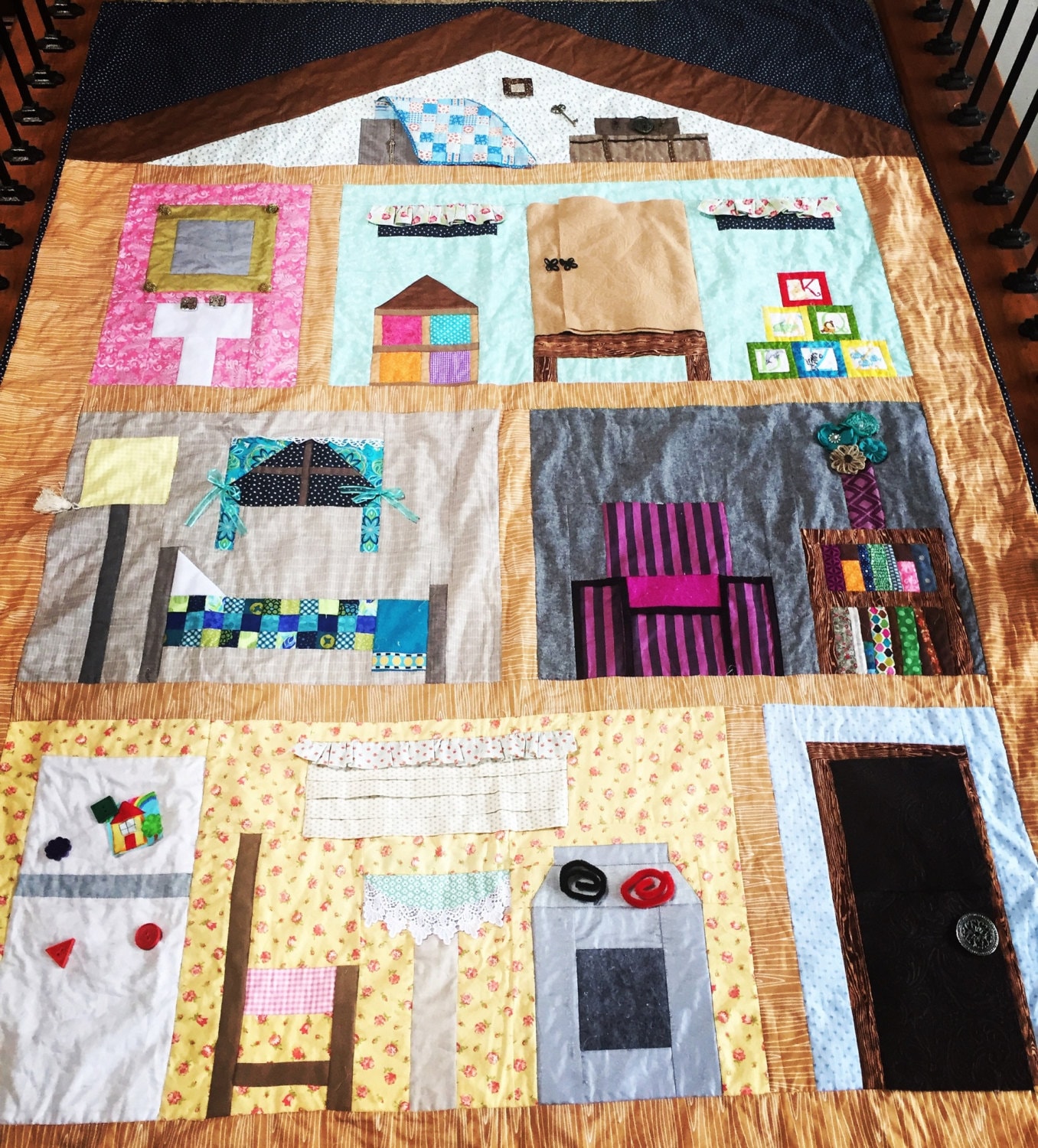 Dollhouse Quilt - Etsy