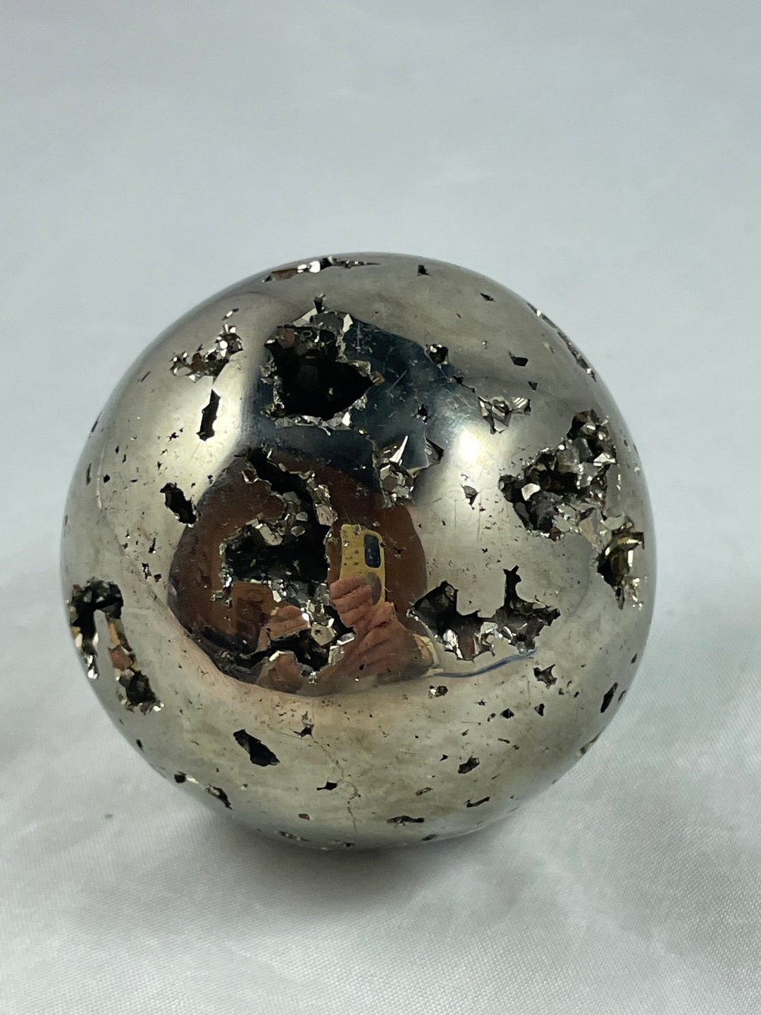 Polished Pyrite Sphere - Etsy