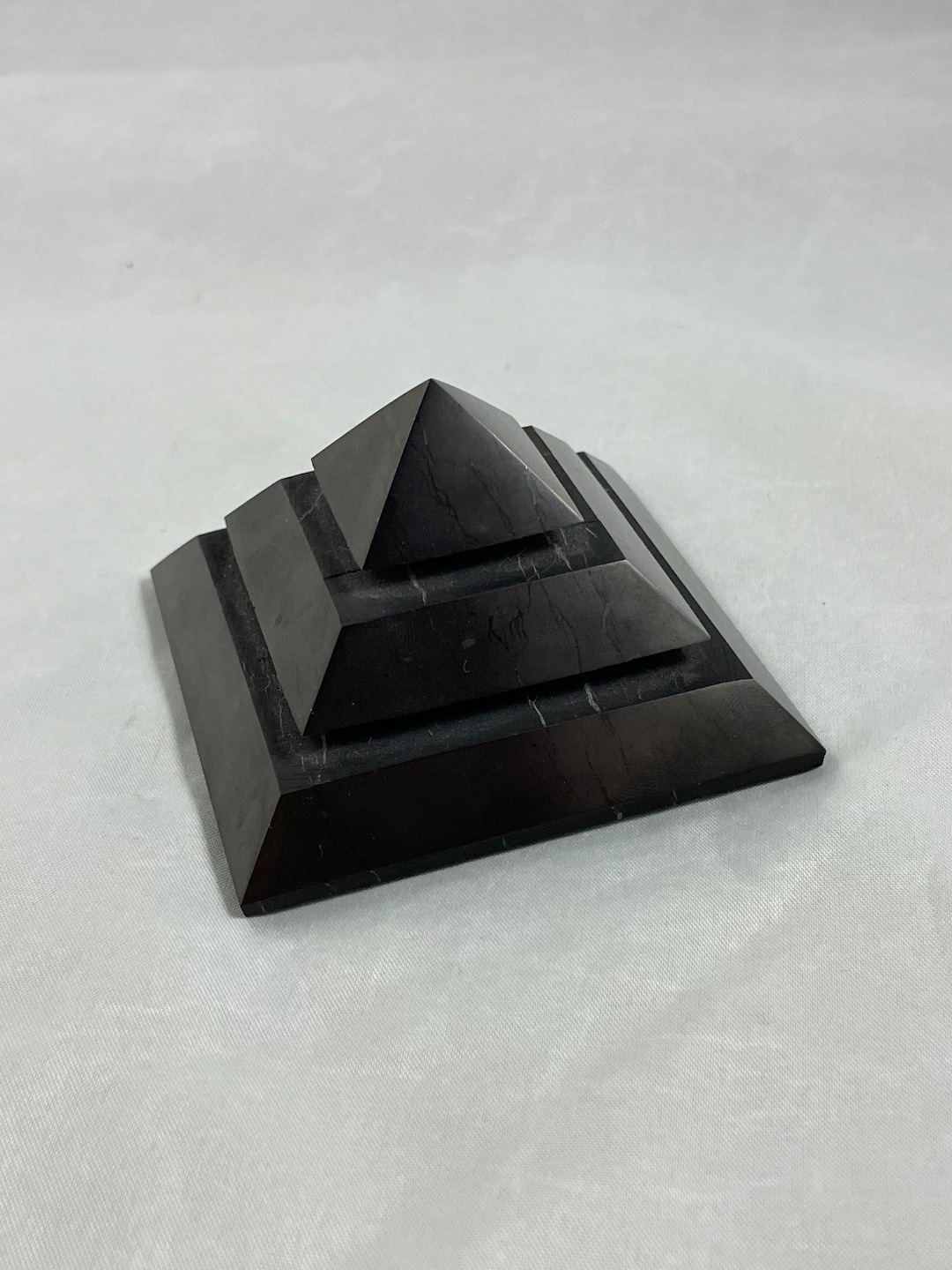 Shungite Carved Pyramid - Etsy