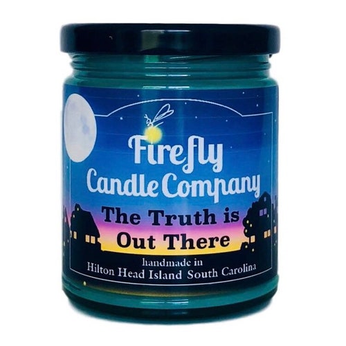 The Truth is Out There X-files Inspired Candle 8oz - Etsy