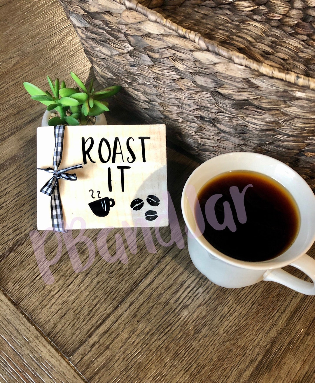 Roast it Kaffee Holzblock für abgestufte Tabletts - Etsy.de