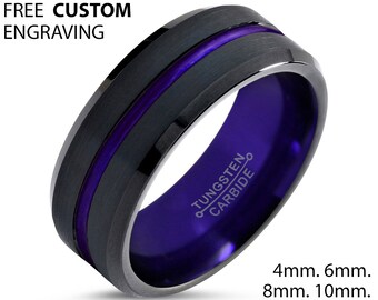 Purple promise ring | Etsy