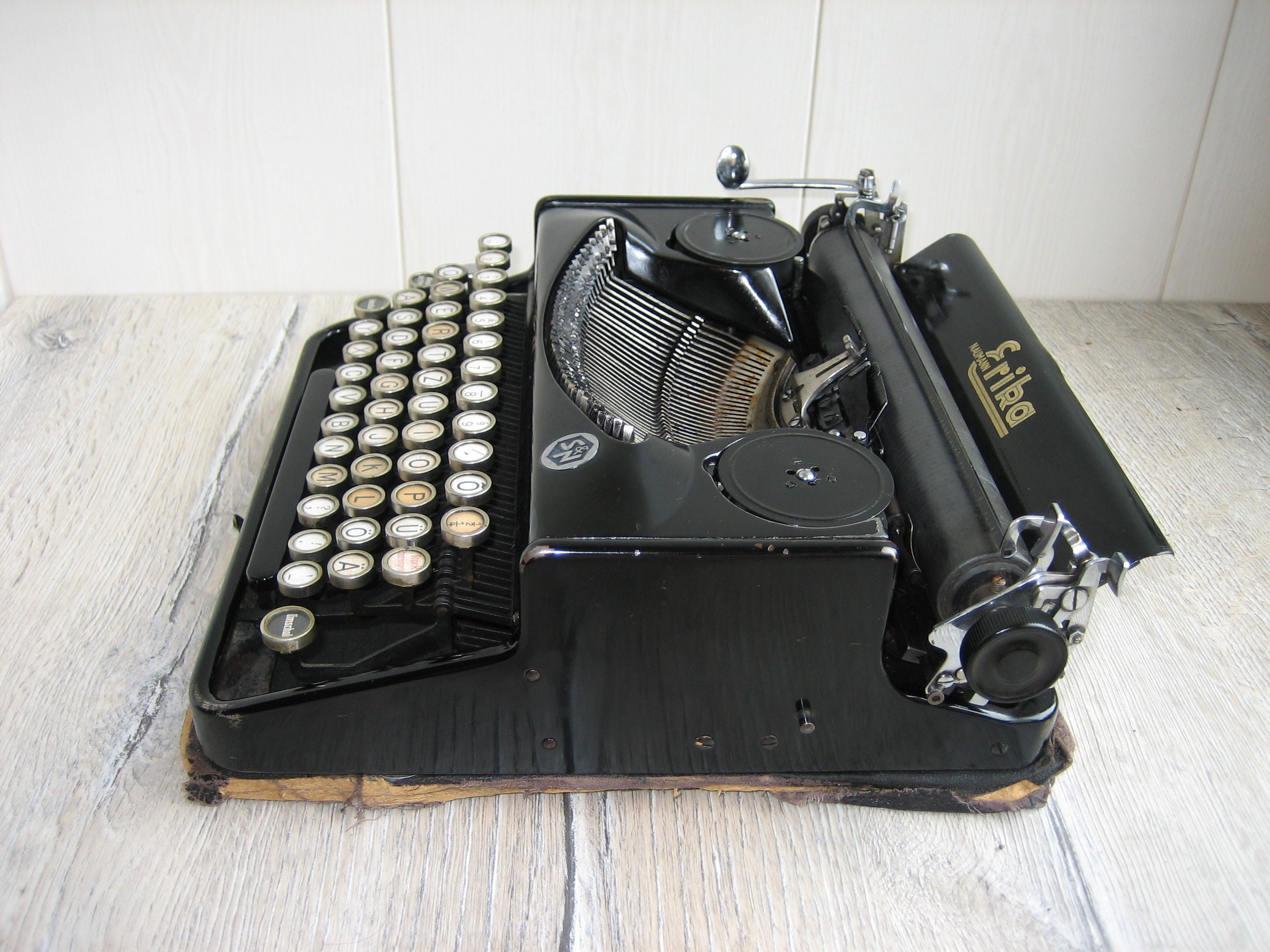 1920s Antique ERIKA Model 5 Typewriter. Rare Manual Typewriter With ...