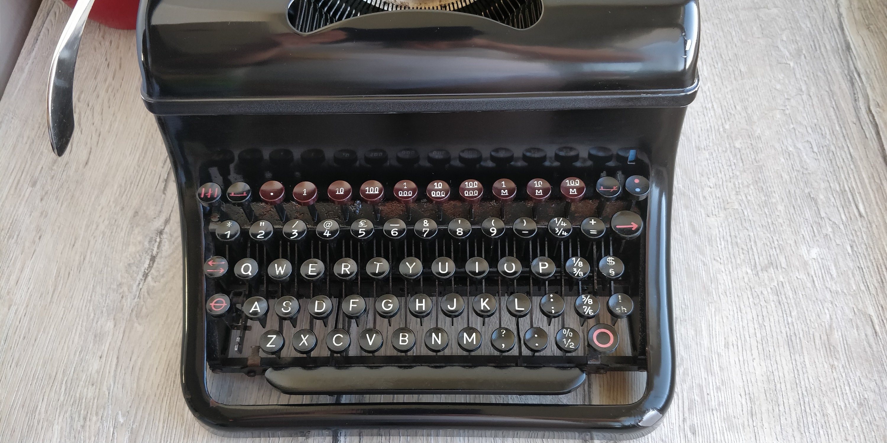 50s Antique OPTIMA M10 Typewriter. Large Manual Typewriter. - Etsy