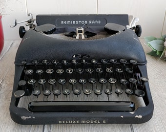 Remington Rand 5 Typewriter - Etsy