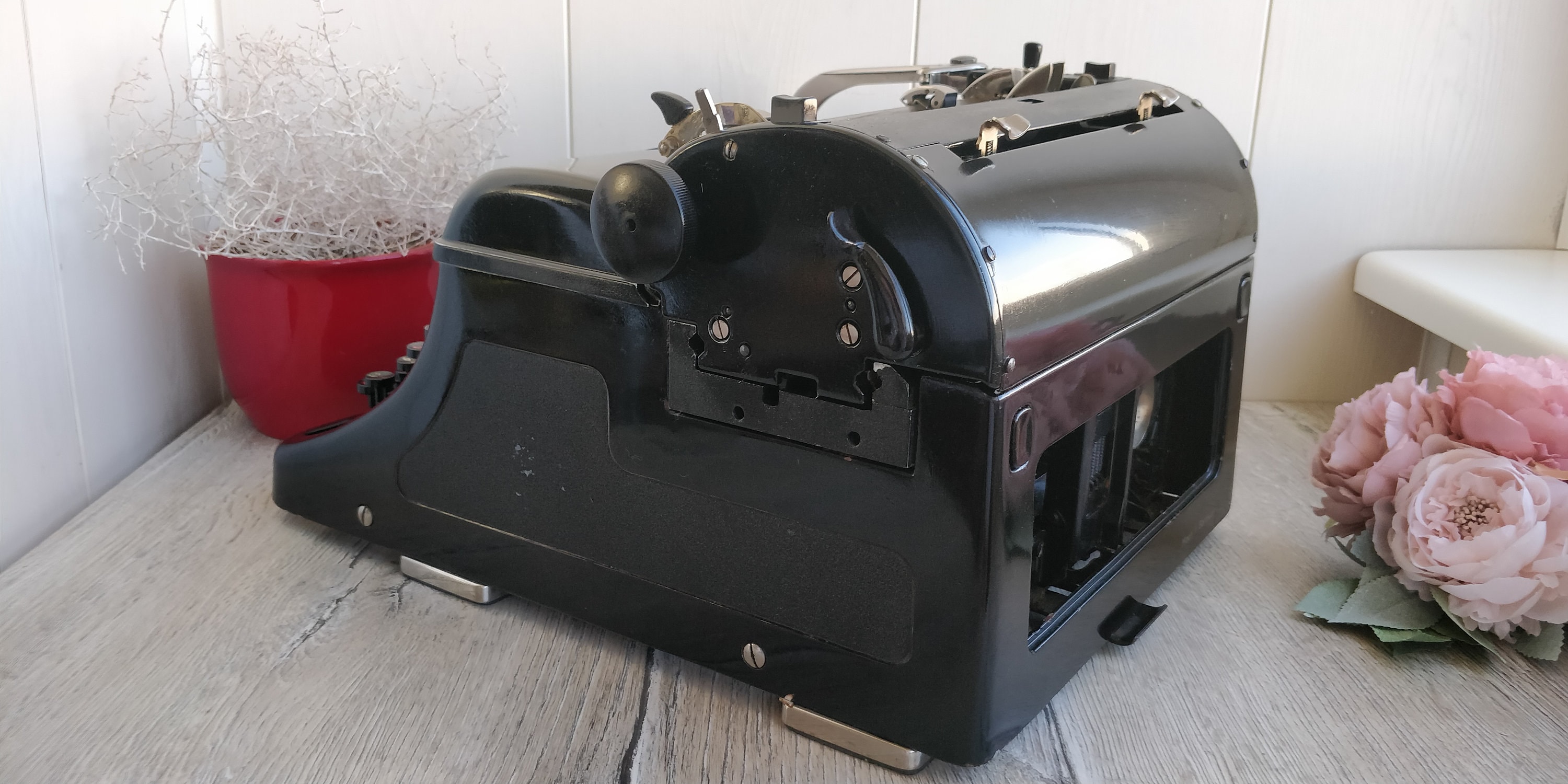 50s Antique OPTIMA M10 Typewriter. Large Manual Typewriter. - Etsy