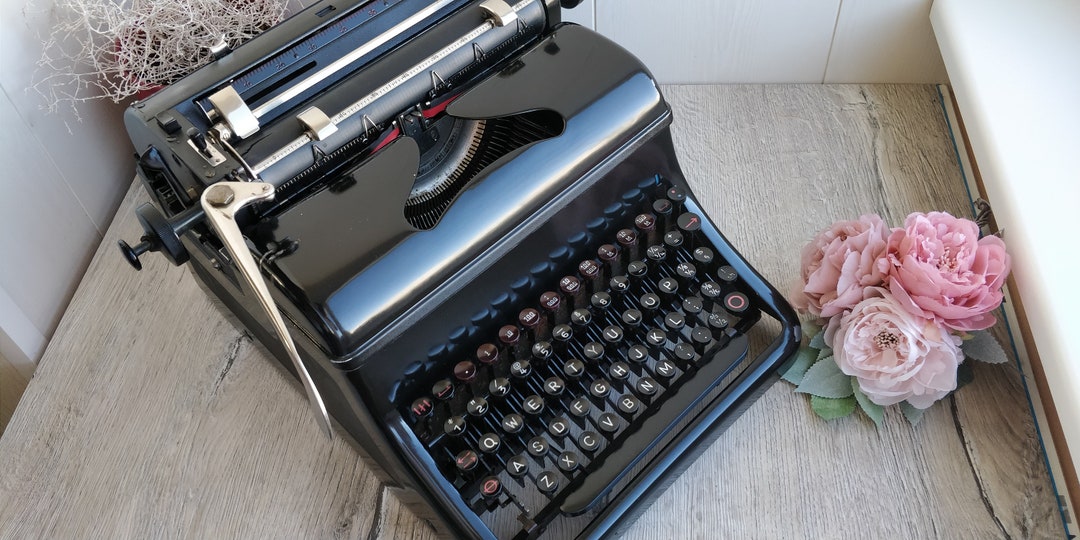 50s Antique OPTIMA M10 Typewriter. Large Manual Typewriter. - Etsy