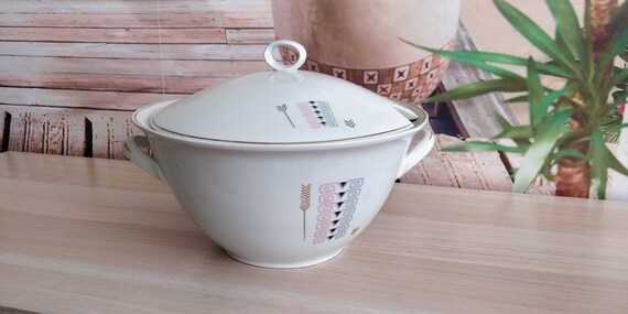 Soviet Porcelain Soup Pot. Vintage Faience Pot. White Ceramic - Etsy