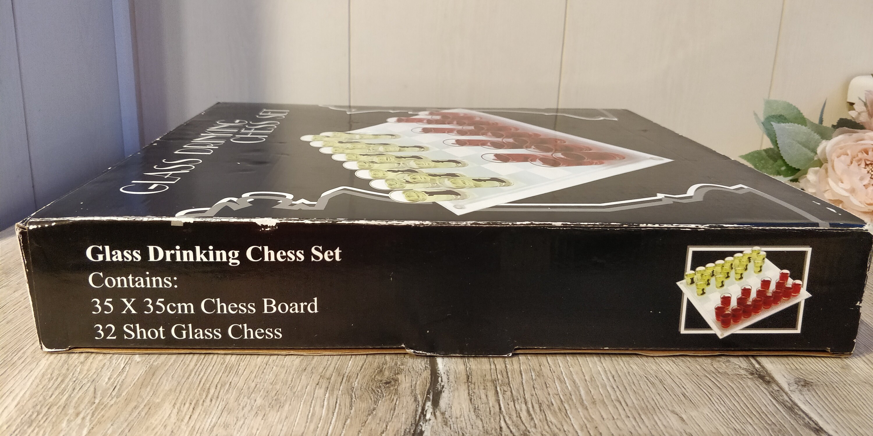 Glass Drinking Chess Set. Large Glass Chess Play. Vintage - Etsy