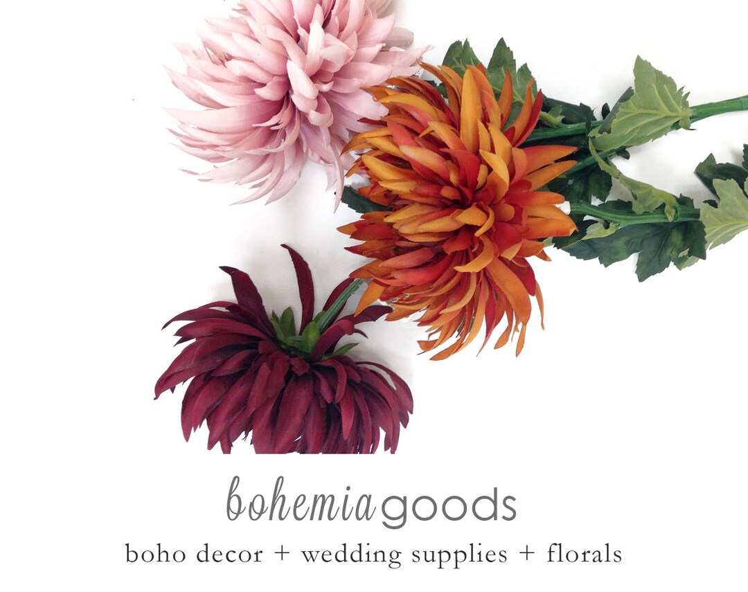 Faux Chrysanthemums, Mums, Rust Flowers, Burgundy Flower, Terracotta ...