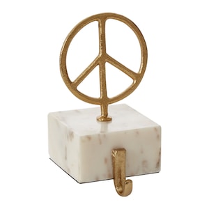 Marble Stocking Holder, Peace Sign Stocking Holder, Snowflake Stocking ...