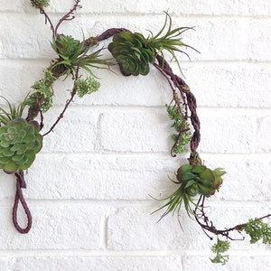 Succulent Garland, Succulent Wedding, Succulent Decor, Wedding Garland ...
