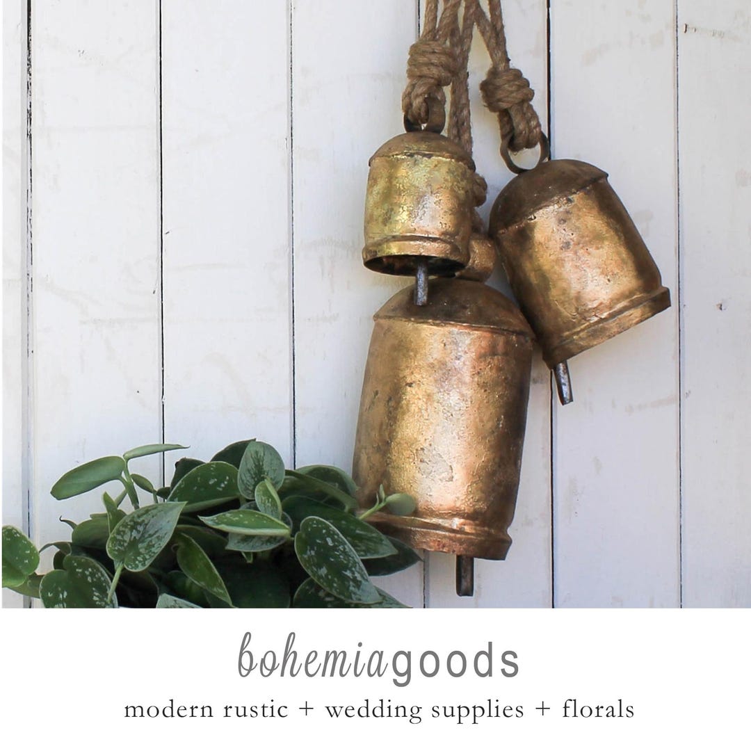 Large Brass Bells, Premium Quality, Christmas Bells, Cow Bells, Door ...