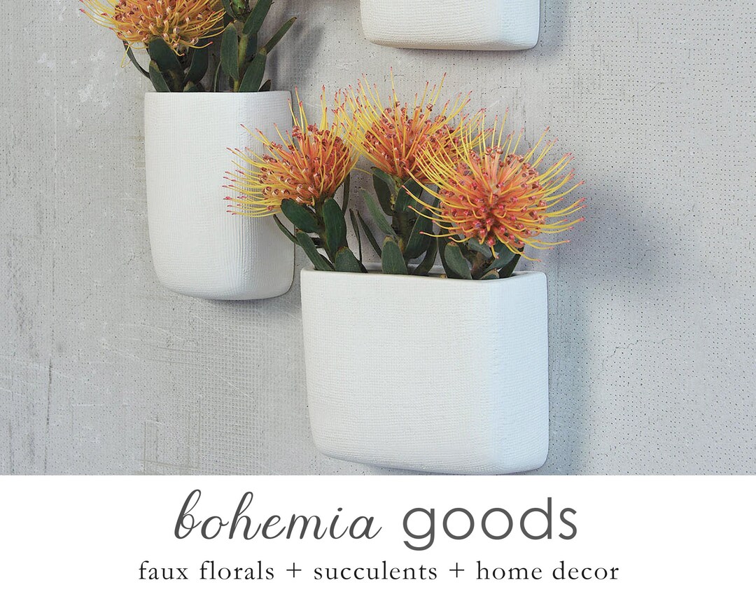 Wall Planter, Wall Hanging, Ceramic Wall Pot, Wall Decor, Container ...
