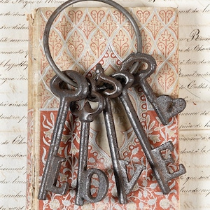 Love, Skeleton Key Gift, Husband Gift, the Key to Love, Decorative Love ...