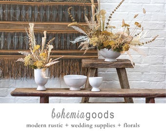 Classic White Ceramic Compote Bowl – 6.75x5.25" Pedestal Vase for ...