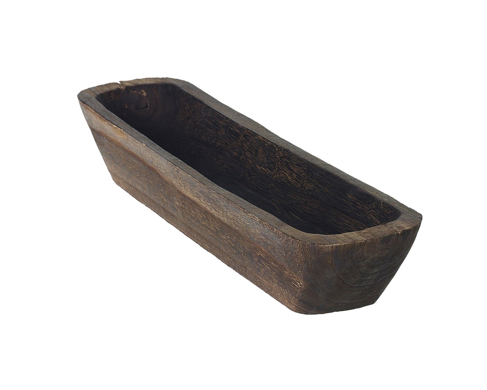 3 Sizes Wood Trough Wood Bowl Plant Trough Trough | Etsy