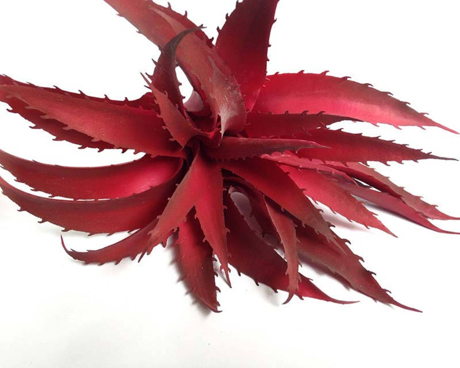 Red Agave Faux Succulent Faux Cactus Agave Succulent - Etsy