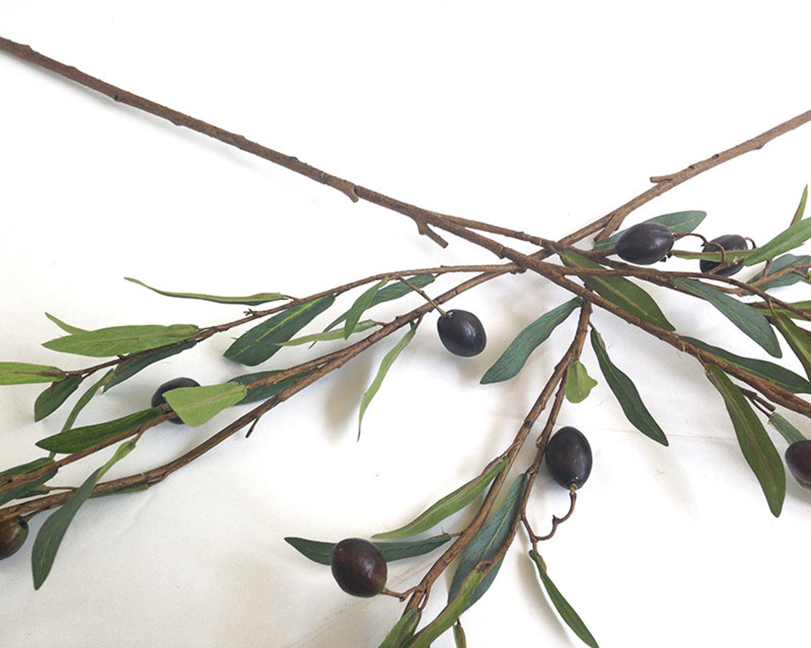2 Sizes Olive Stem Olive Branch Olive Branch Decor Winery - Etsy
